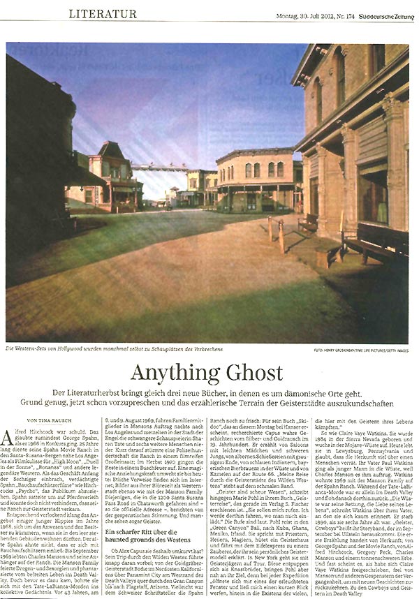 Anything Ghost. Das erzählerische Terrain der Geisterstädte | tina rausch